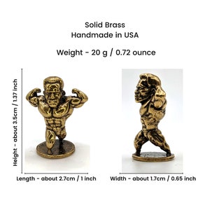Arnold Schwarzenegger Figurine |collectible Bodybuilder Gift | Brass ...