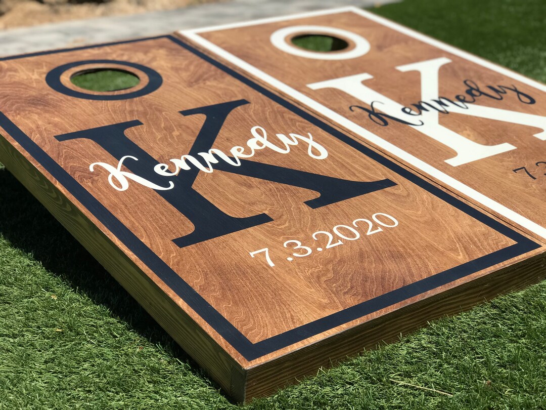 Wedding Cornhole Boards |custom Wedding Cornhole Boards | Personalized ...