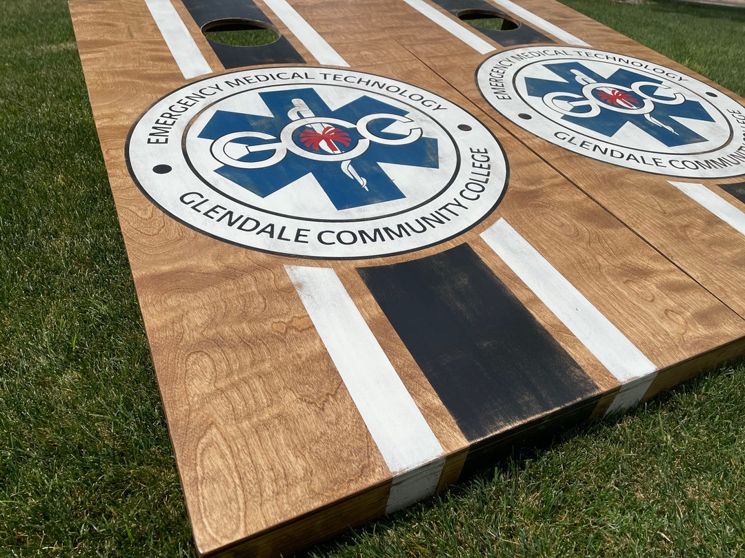 Custom Cornhole Boards, Firefighter, EMT, Paramedic, Fire Department ...