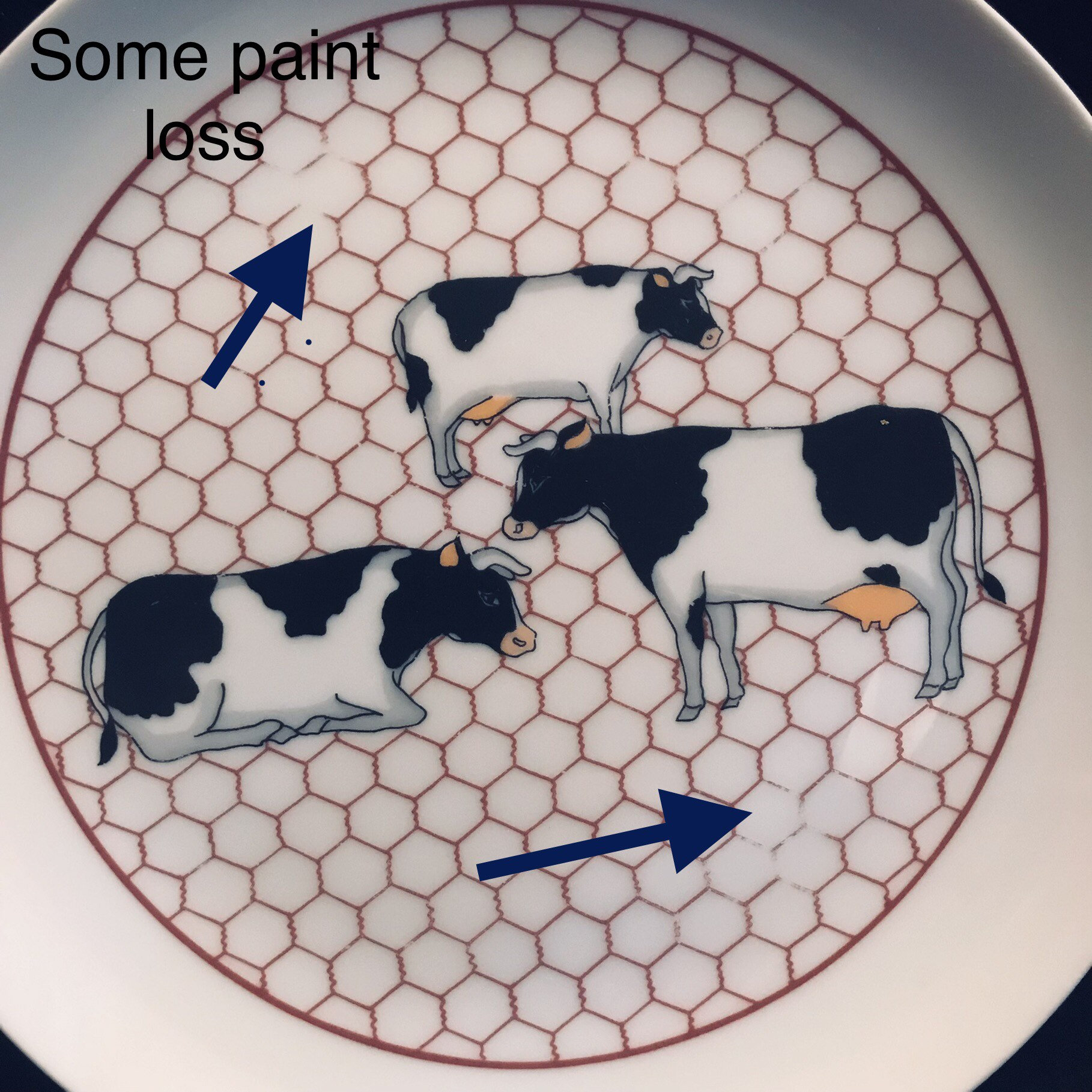 Farm Animal Plates, Cows, Chickens, Small Porcelain Plates, Vintage ...