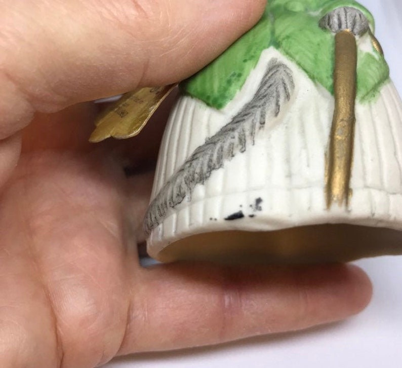 Jasco Mouse Bell With Top Hat and Cane Hand Painted 1980 - Etsy