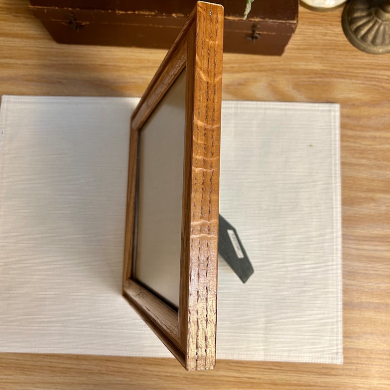 Solid Oak Picture Frame 8x10 Wood Photo Frame Nonglare - Etsy