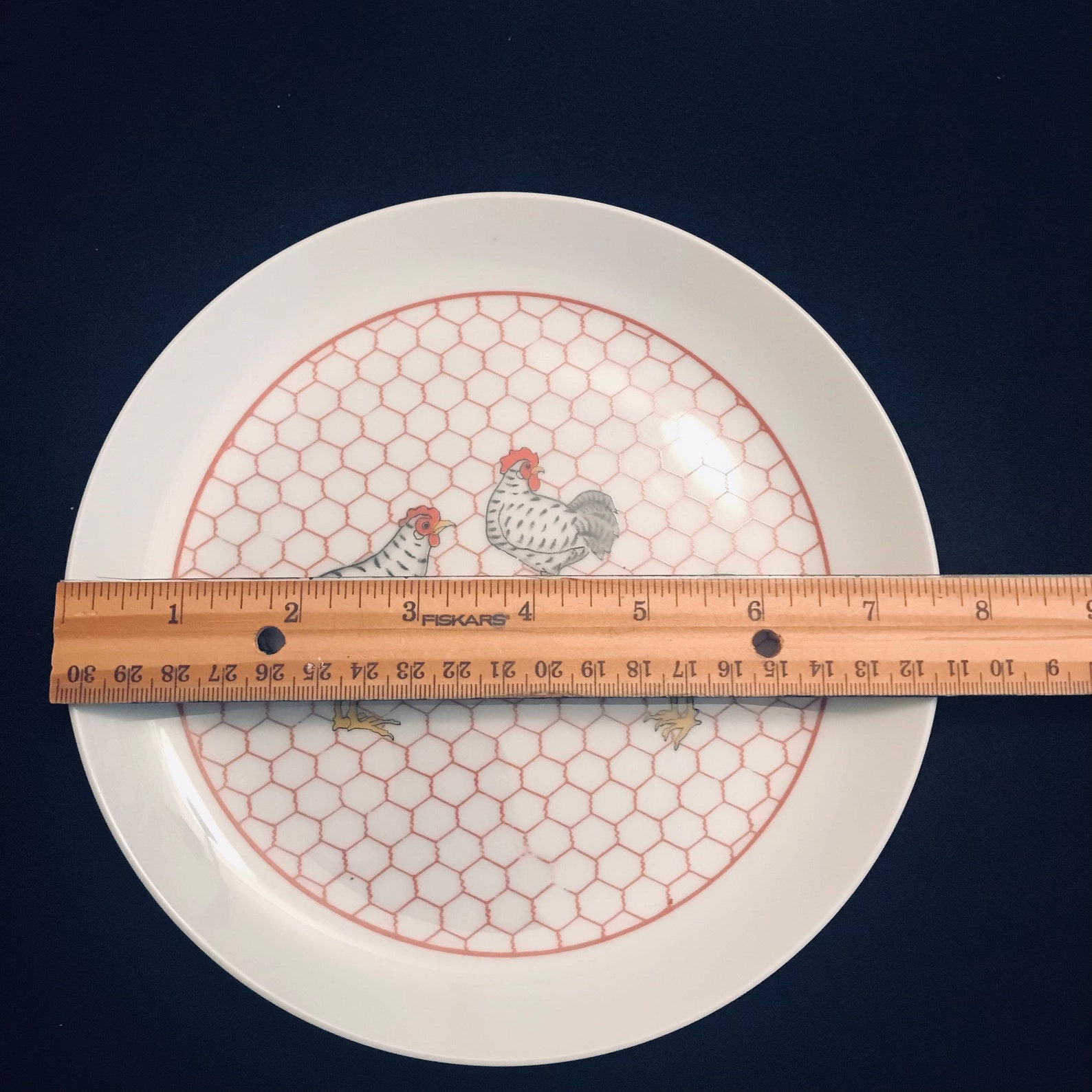 Farm Animal Plates, Cows, Chickens, Small Porcelain Plates, Vintage ...