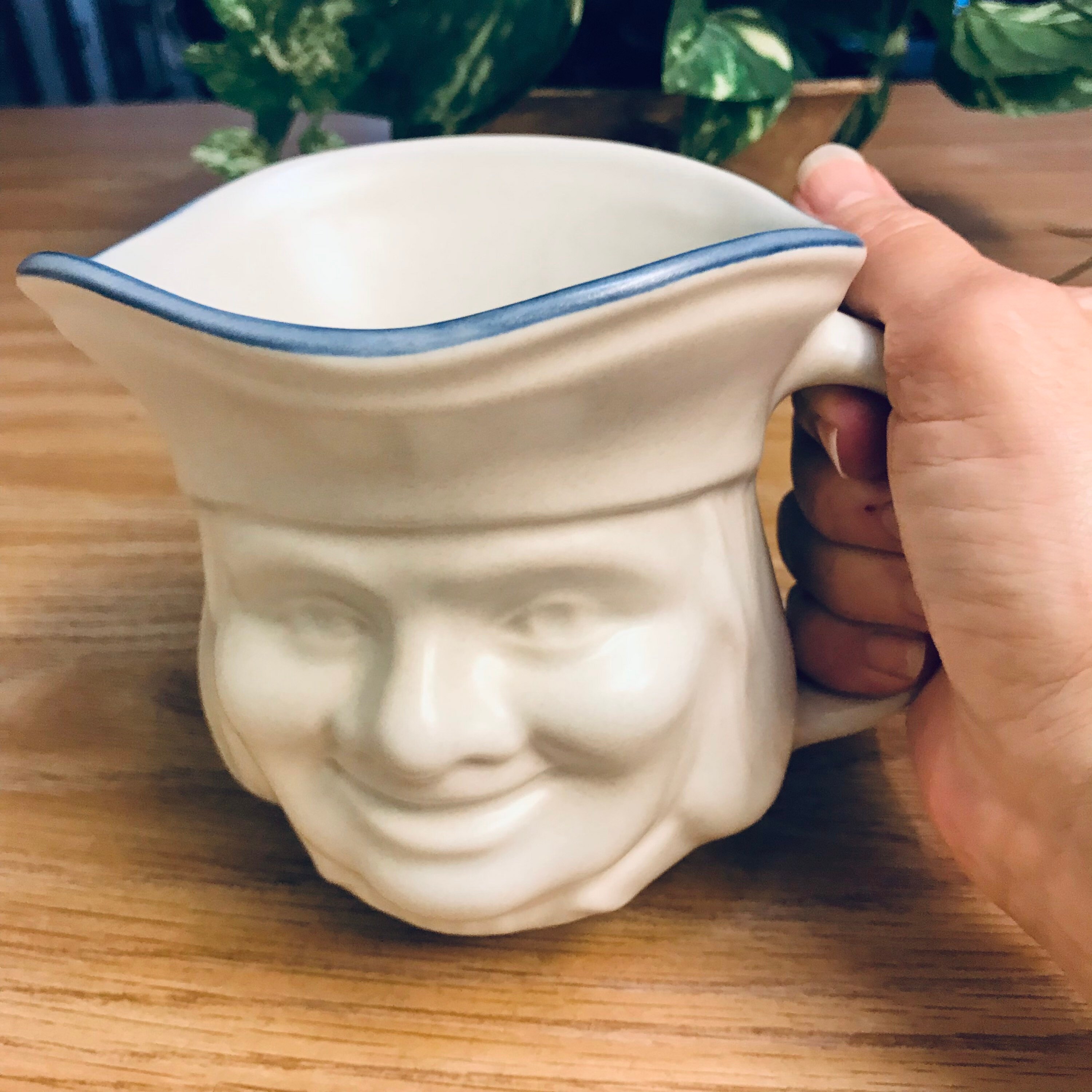 Pfalzgraff Colonial Face Toby Jug, Creamer, Pitcher, Tankard, Mans Head ...