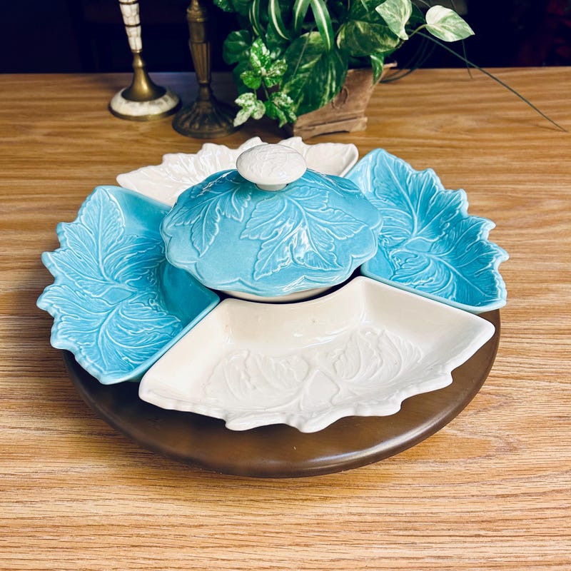 Mcm Pottery Lazy Susan - Etsy