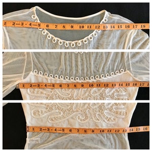 Sheer Teddy Body Suit With Snap Bottom, Ivory Net With Pearl ...