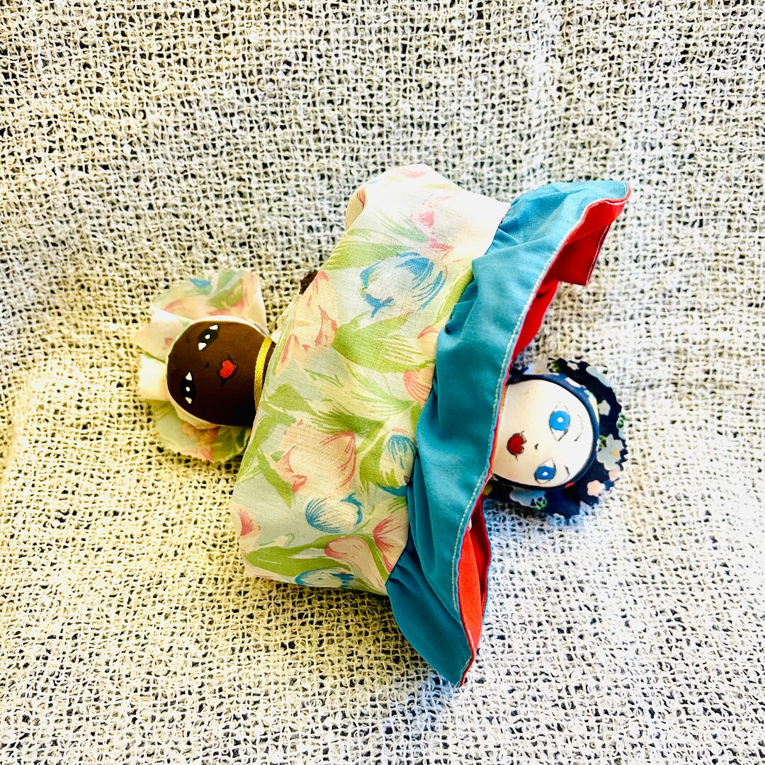 Caribbean Topsy Turvy Doll, Reversible Rag Doll, Dark Skin-light Skin ...