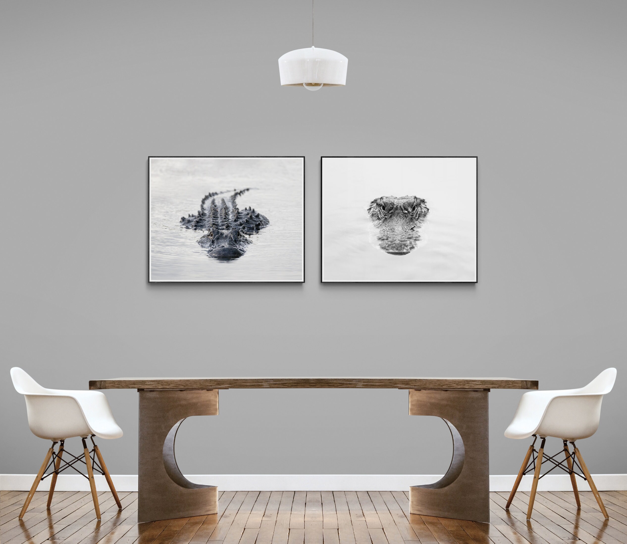 Set of 2 Alligator Photography Prints Alligator Wall Art Everglades ...