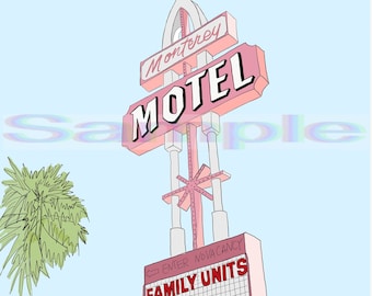 Motel signs | Etsy