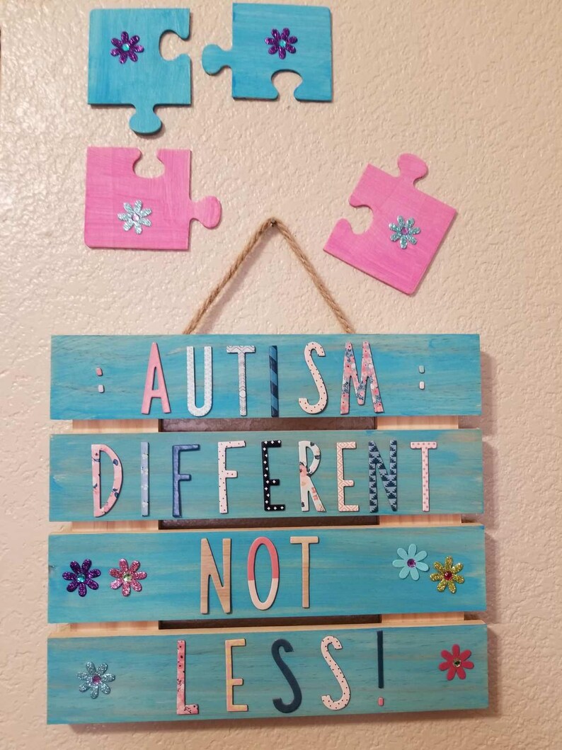 Autism Awareness Decor Sign - Etsy