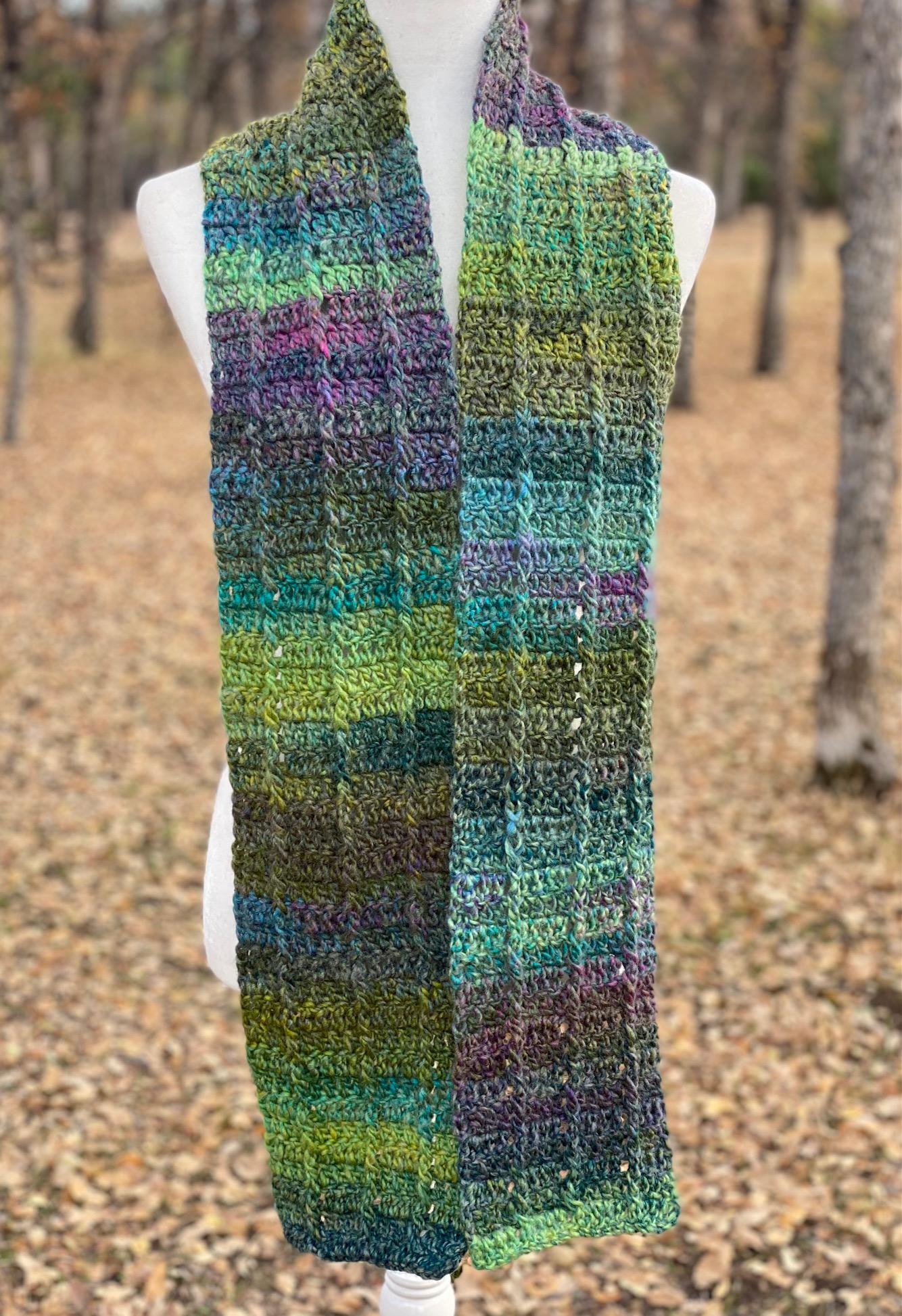 Peacock Cable Scarf, Wool, Crochet, Knit - Etsy