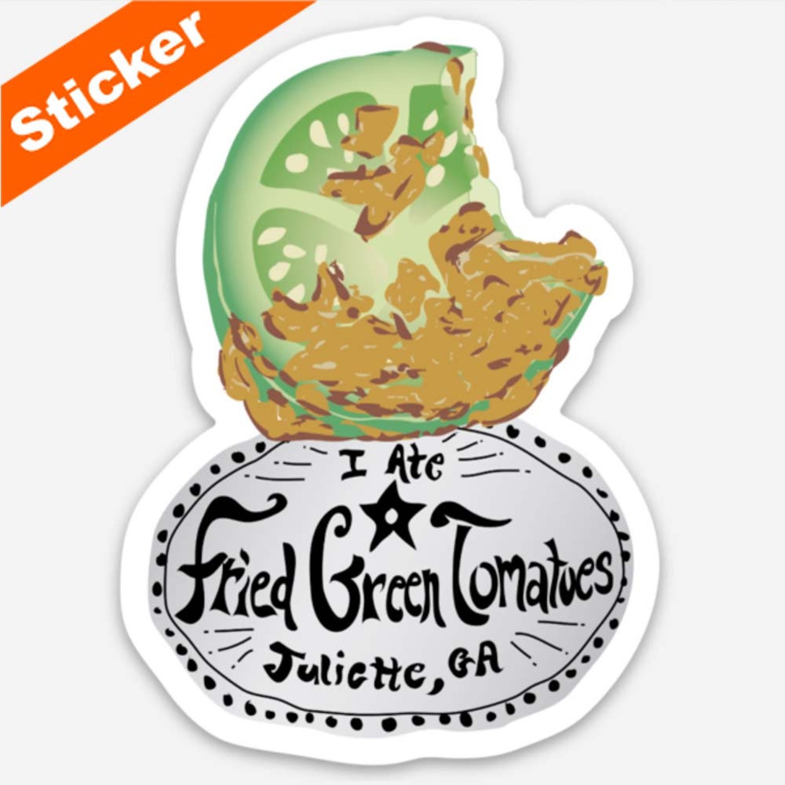 Fried Green Tomatoes Premium Stickers Magnets Juliette Etsy