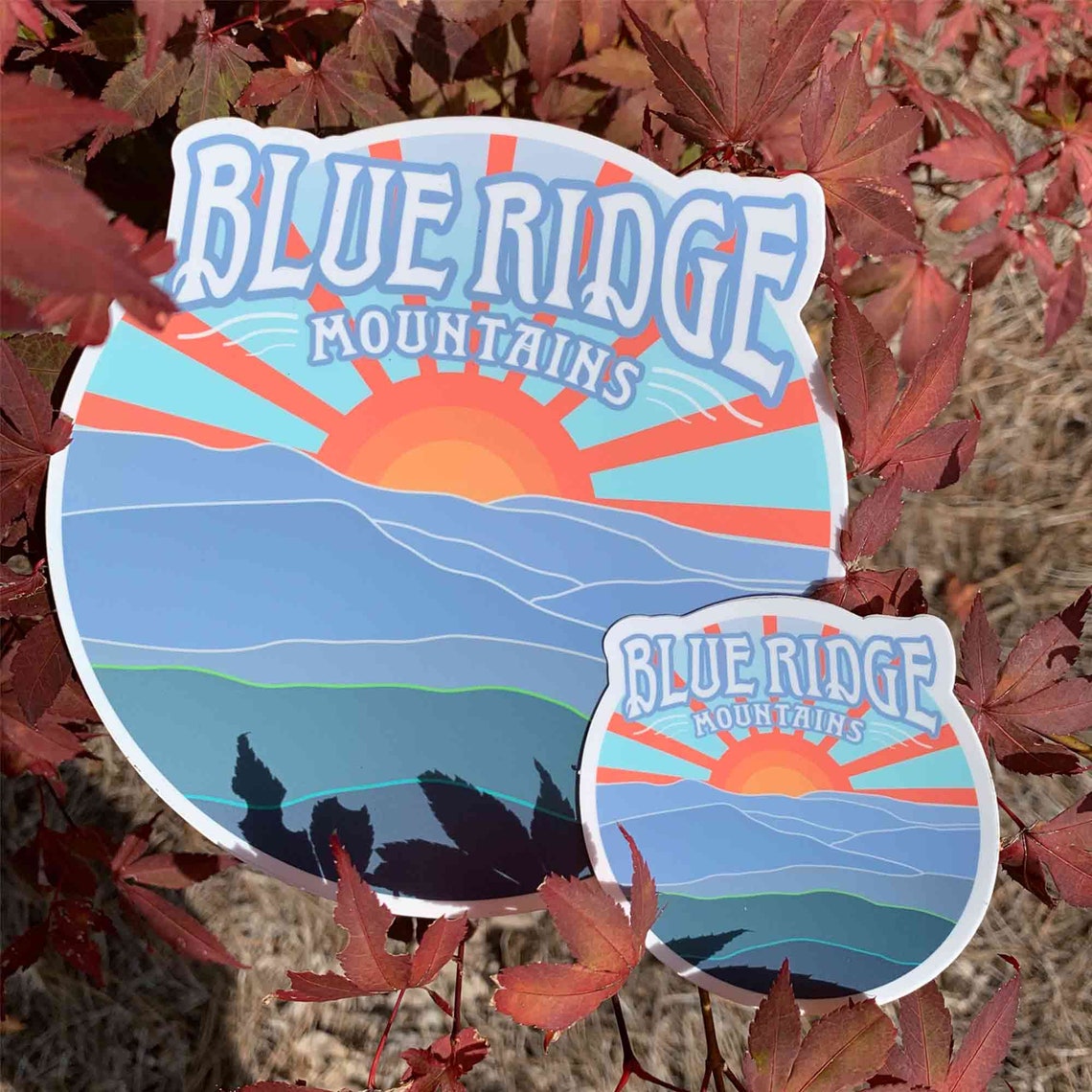 Blue Ridge Mountains Premium Stickers Magnets / Appalachian | Etsy