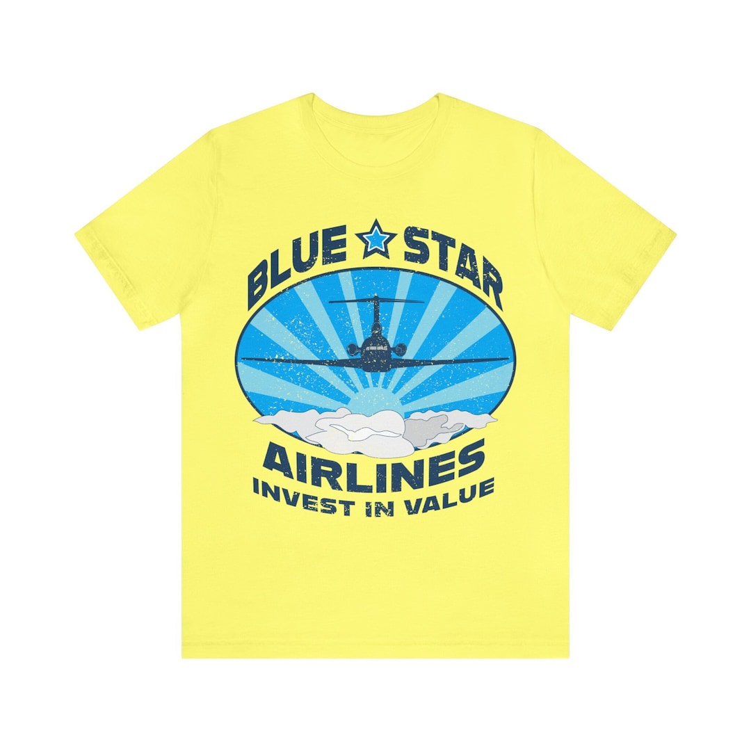 Blue Star Airlines Premium T-shirt, Wall Street Investment Opportunity ...