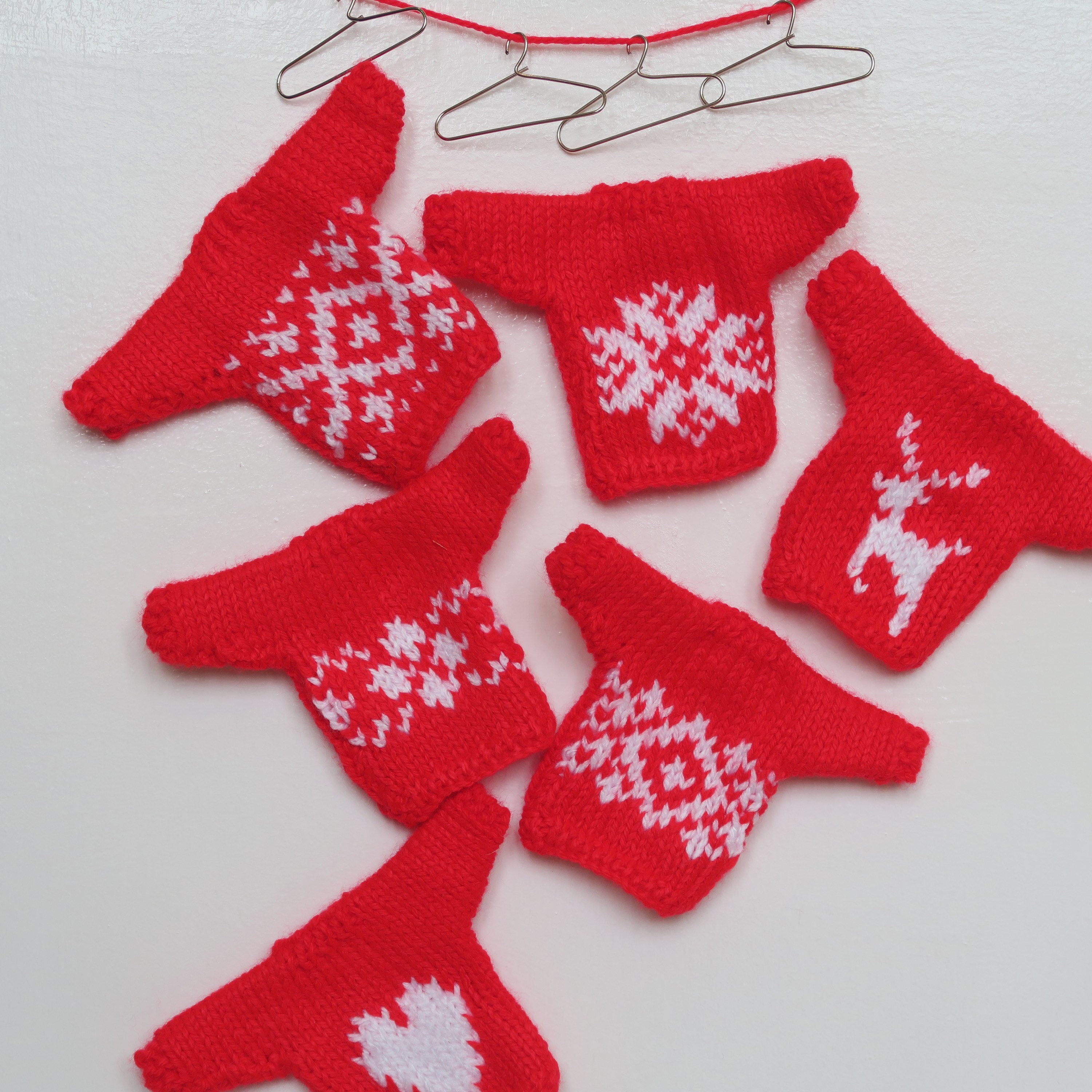 Make Your Own Miniature Knitted Christmas Jumper Pattern - Etsy
