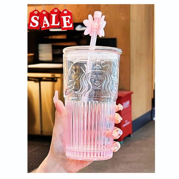 Pink Glass Cup - Etsy