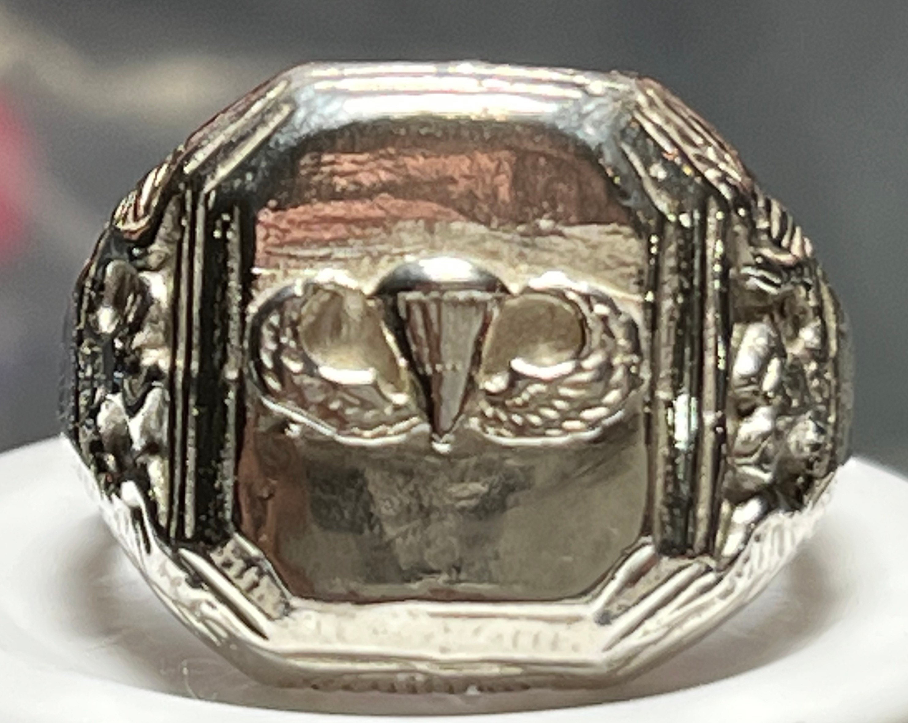 Airborne Ring Any Size 925 Sterling Silver - Etsy