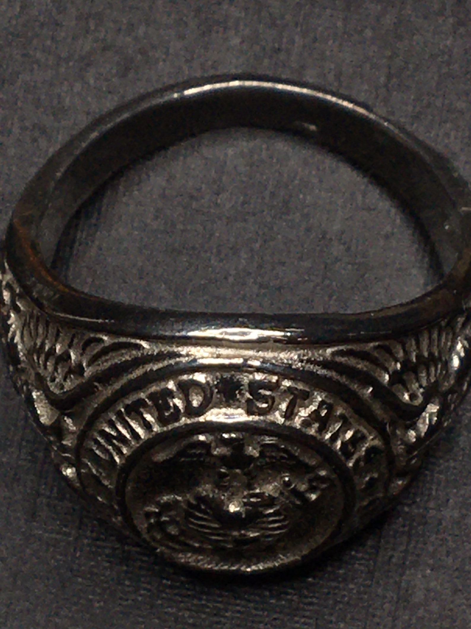 Marine Corp Ring SZ 9 Sterling Silver - Etsy