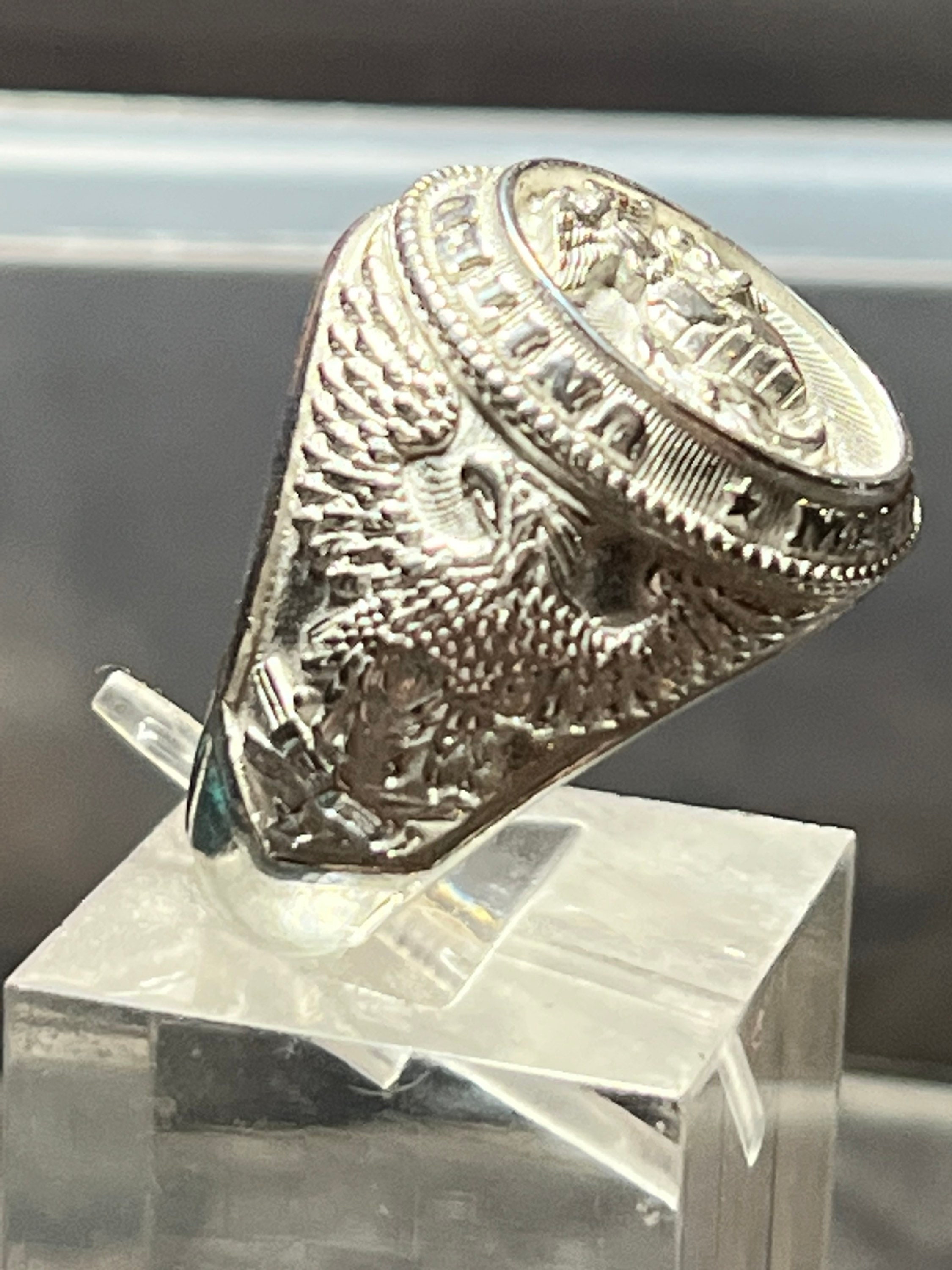 Marine Corp Ring Any Size Sterling Silver Legitimate Sterling Silver ...