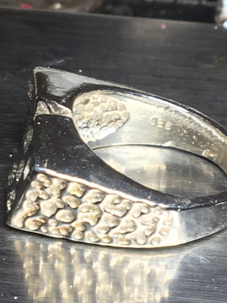 Lucky 7 Dice Ring Size 7.5 Sterling Silver - Etsy