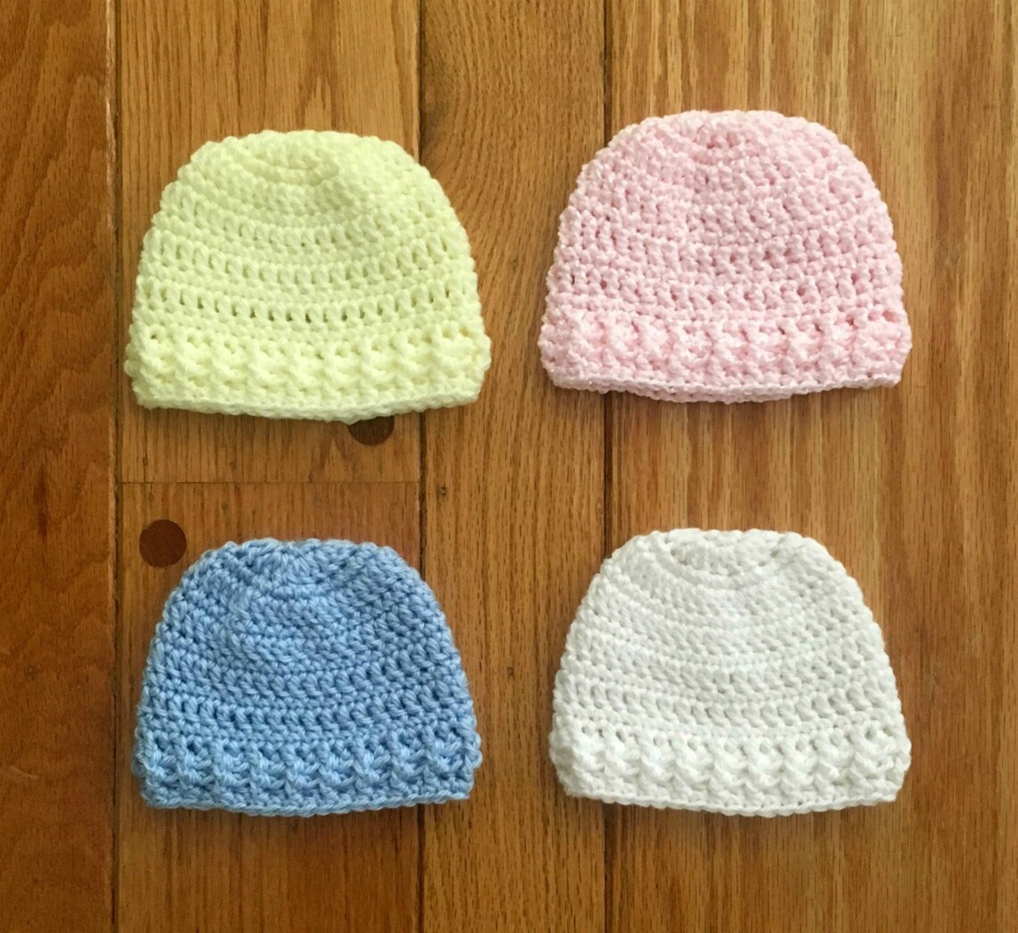 Newborn Baby Hat Crochet Pattern - Etsy