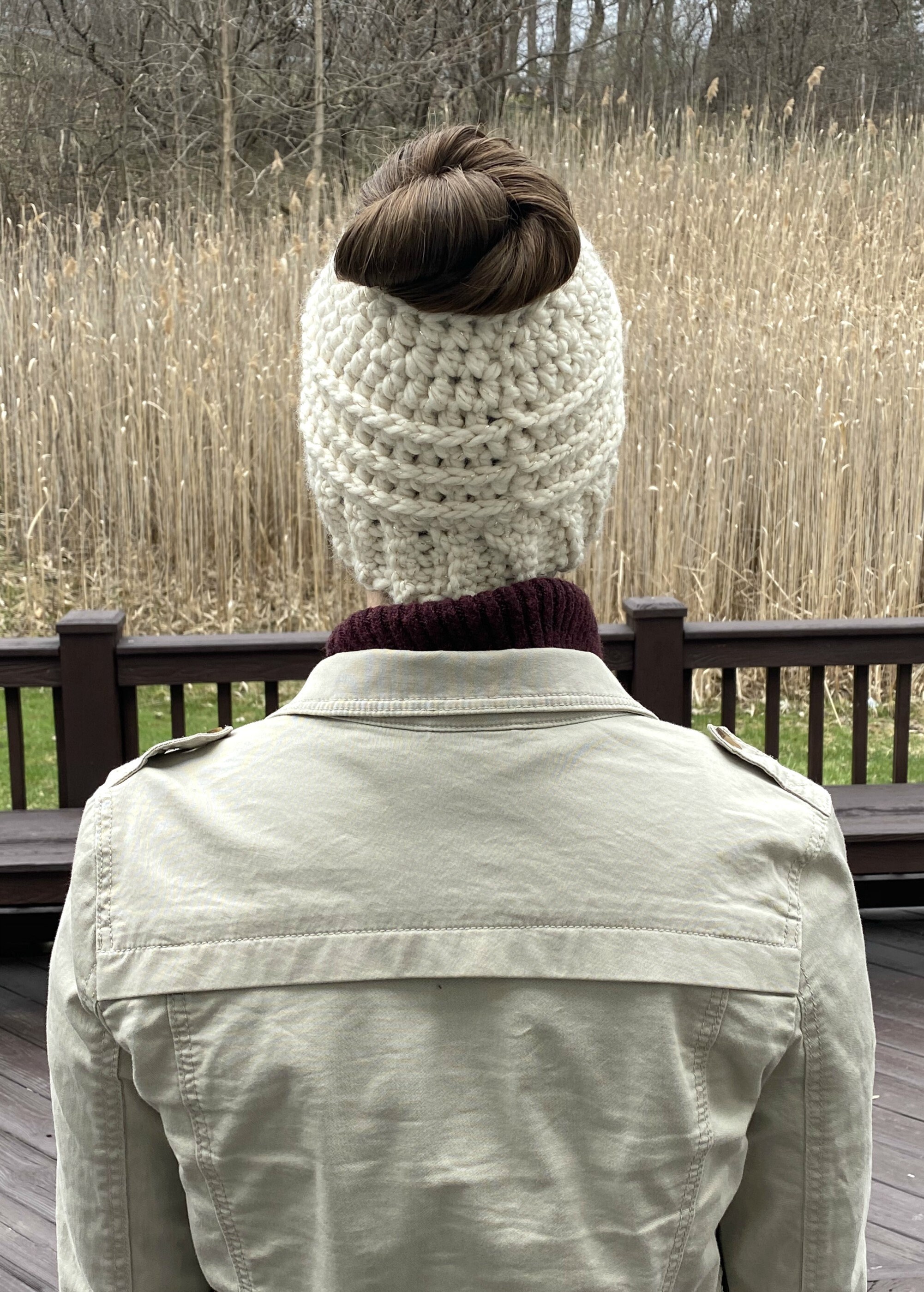 Messy Bun Hat Crochet Pattern - Etsy