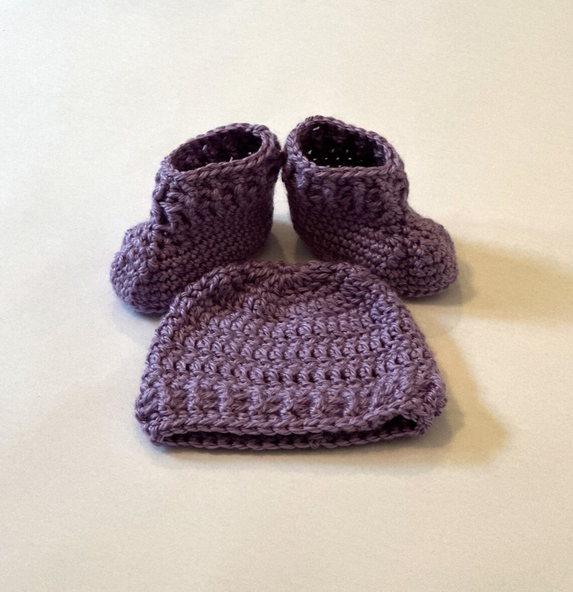 Newborn Baby Hat and Baby Booties Crochet Pattern Bundle - Etsy