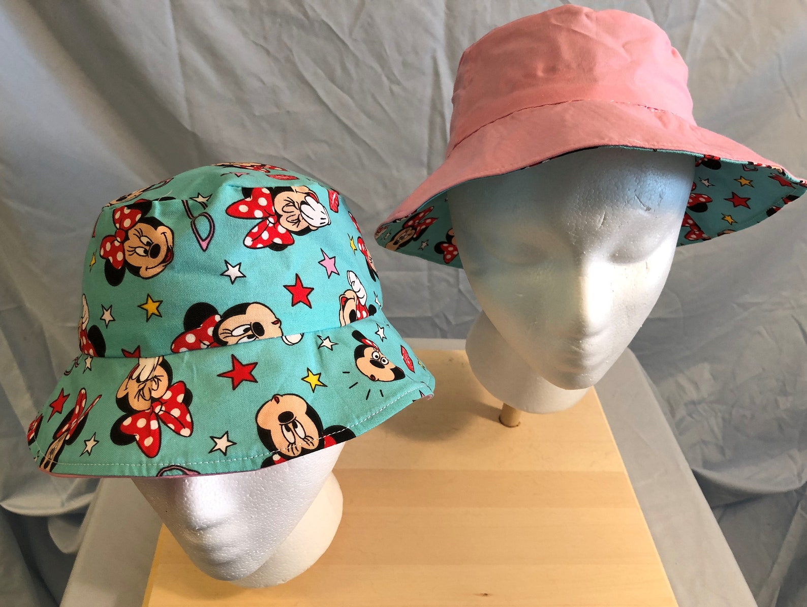 Reversible Bucket/sun Hat for Children and Adults in Ten Different ...