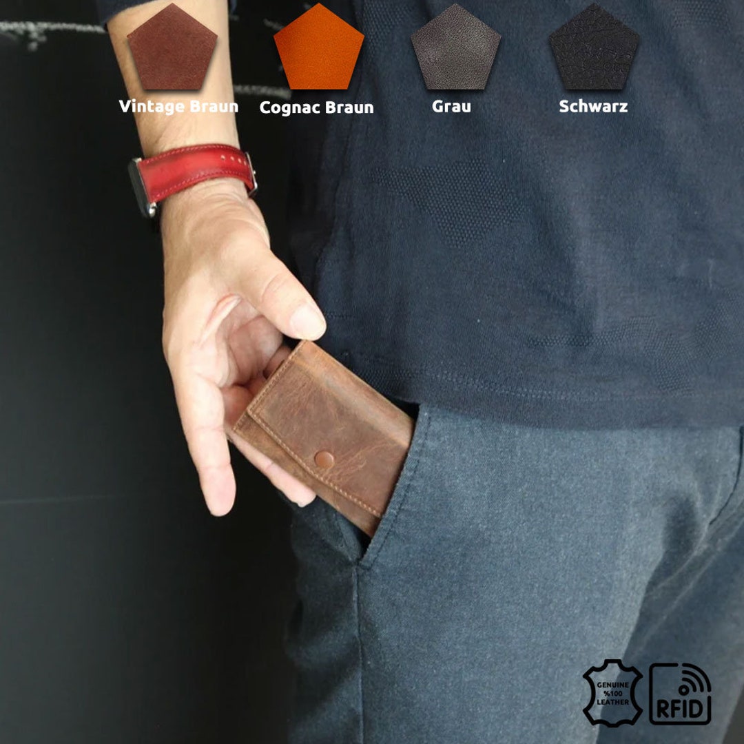 PREMIUM Wallet With Personalization MENS Wallet With Coin - Etsy