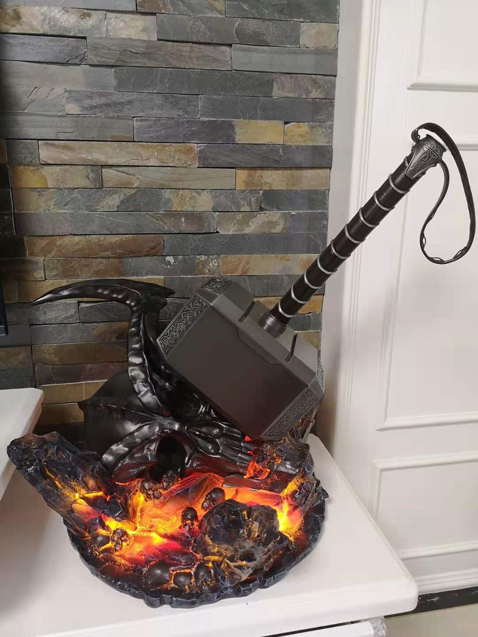 Thor Hammer Metal, Upgraded Version Thor Mjolnir, Thor Cosplay 1/1 ...