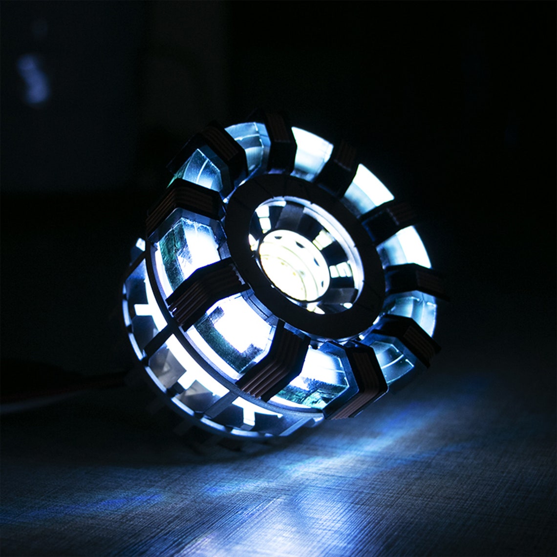 MK2 Arc Reactor Iron Man Heart Tony Stark Arc Reactor Lamp 1/1 - Etsy ...