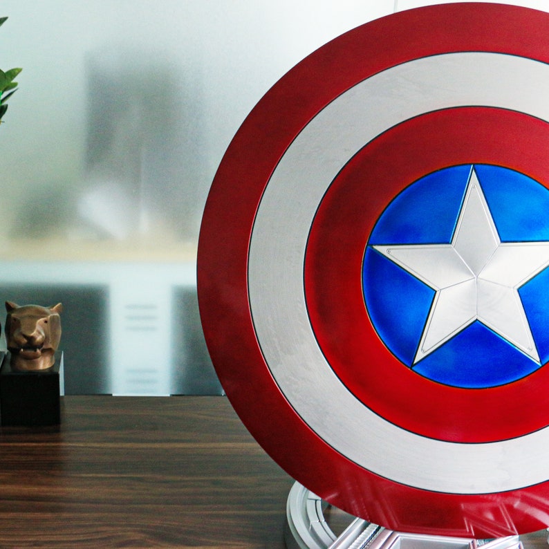 Captain America Shield Metal Captain America Cosplay Shield | Etsy