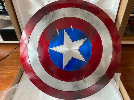 Captain America Shield Metal Captain America Cosplay Shield | Etsy