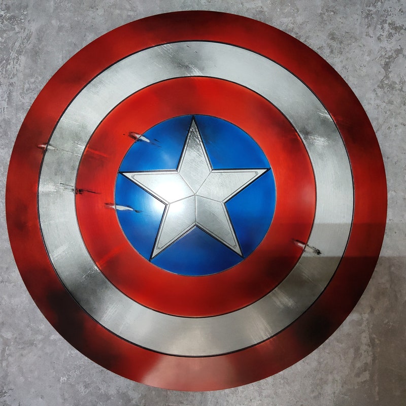 Captain America Shield Metal - Etsy