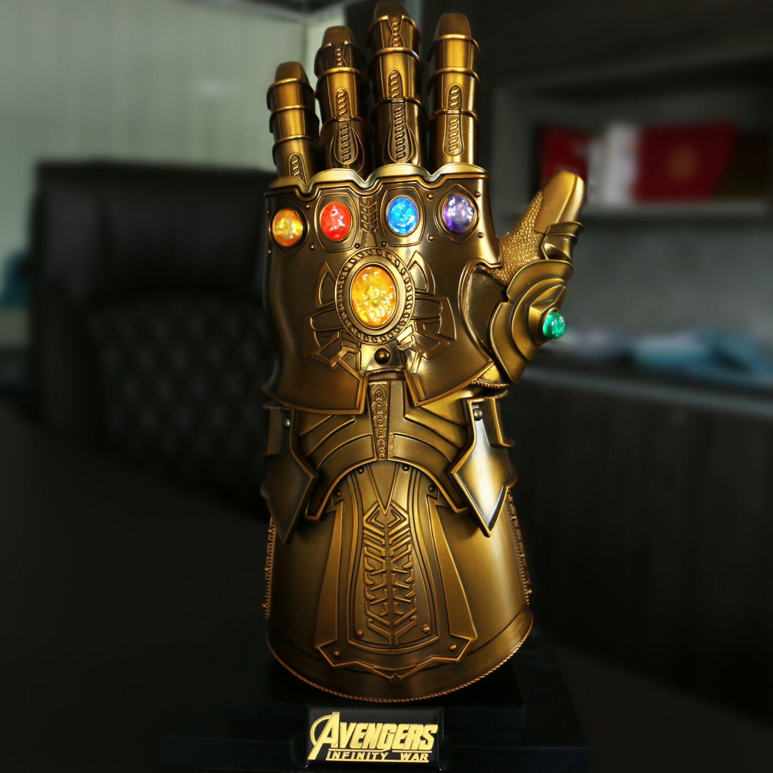 Metal Infinity Gauntlet Thanos Cosplay 1/1 Scale Movie Prop | Etsy