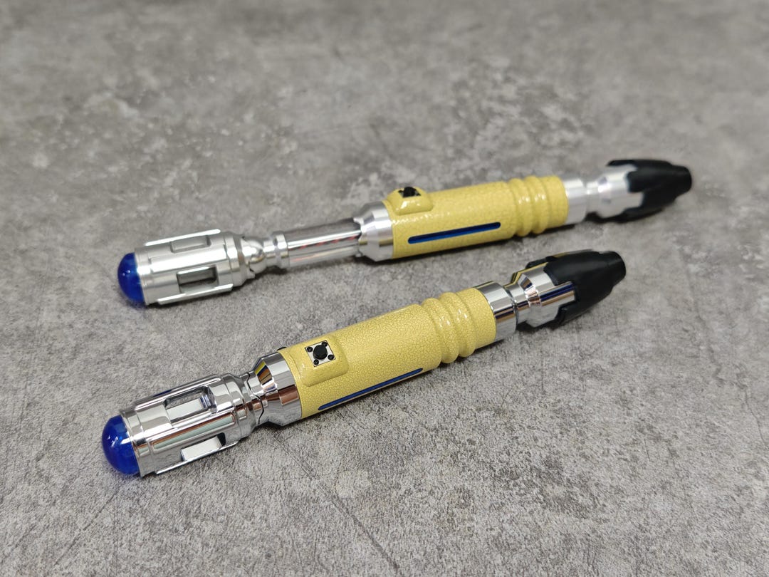 9th Doctor Who Master's Sonic Screwdriver Metal Cosplay Props Matt ...