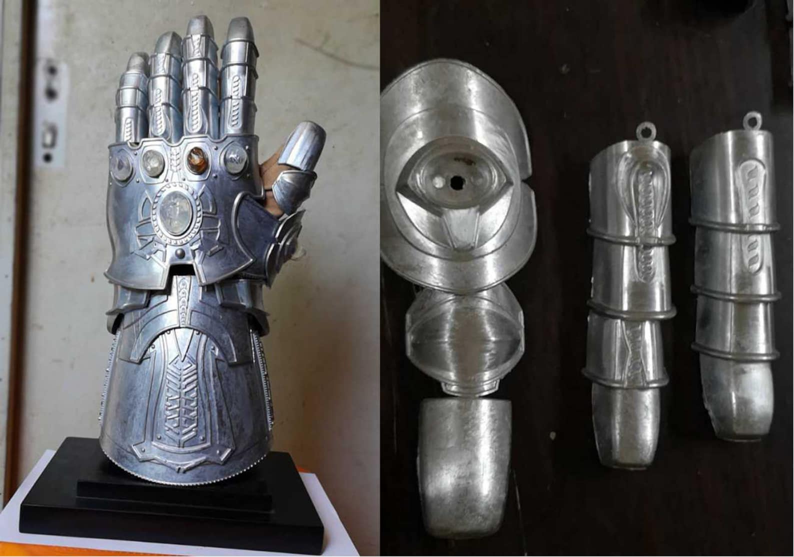 Metal Infinity Gauntlet Thanos Cosplay Infinity Gauntlet Iron Man 1/1 ...