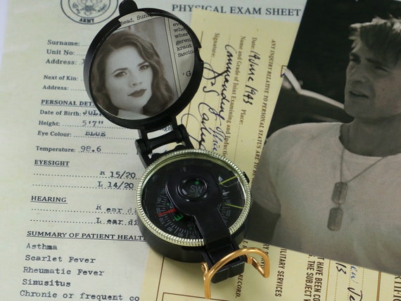 Peggy Carter Compass Captain America Cosplay Metal 1/1 Scale - Etsy ...