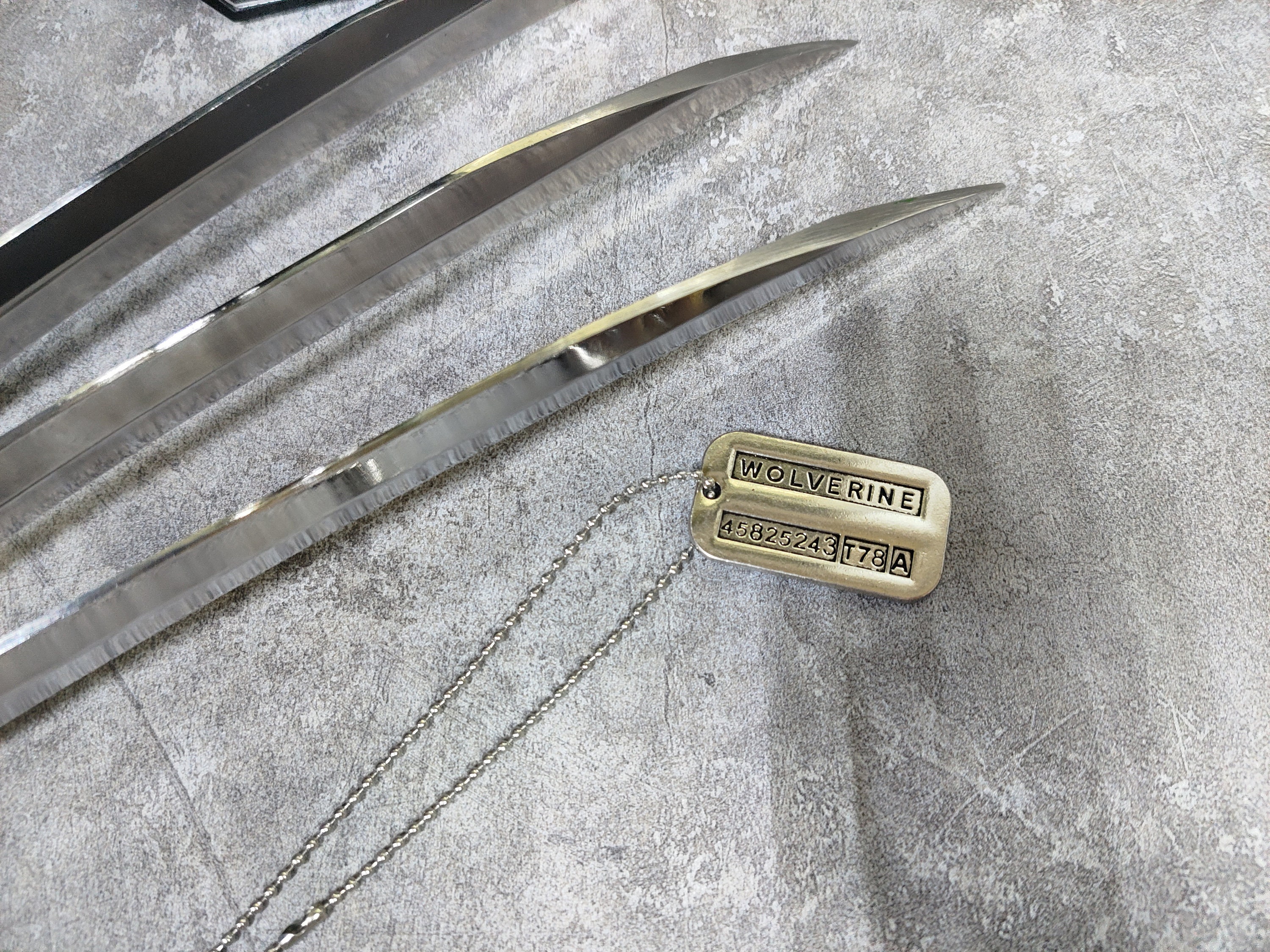 Wolverine Claws X-men Steel Wolverine Metal Blade Claws Dagger Logan DC ...
