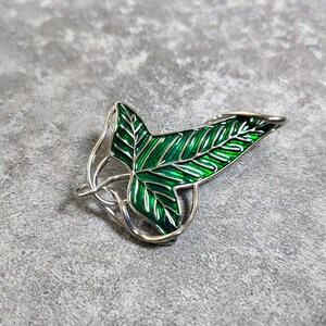 Lord of the Rings Inspired Costume Brooch LOTR Hobbit Leaf Necklace ...