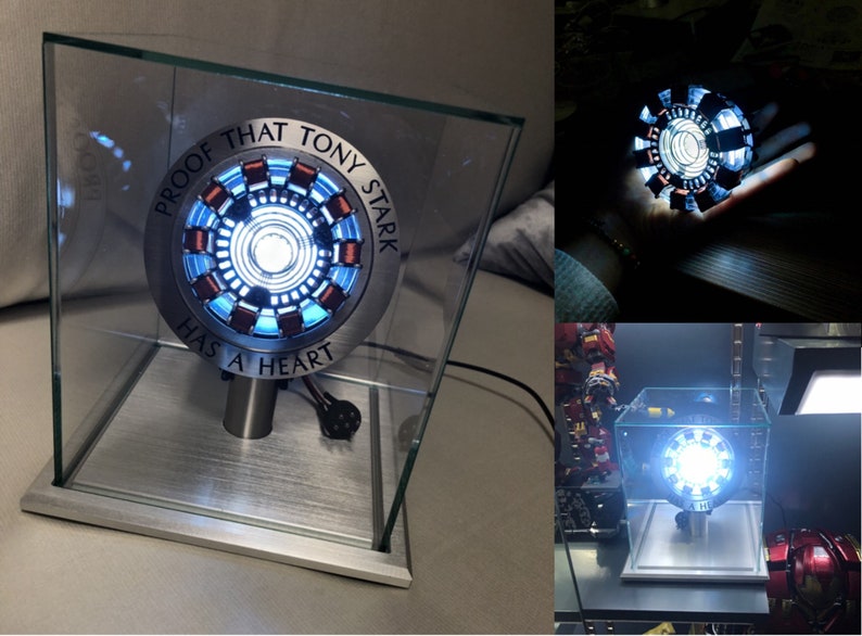 Iron Man Arc Reactor Model Lamp Tony Stark MK 1 Heart 1/1 | Etsy