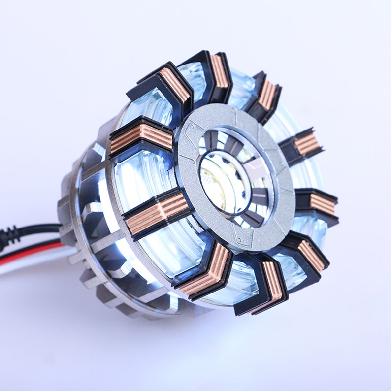 MK2 Arc Reactor Iron Man Heart Tony Stark Arc Reactor Lamp 1/1 | Etsy