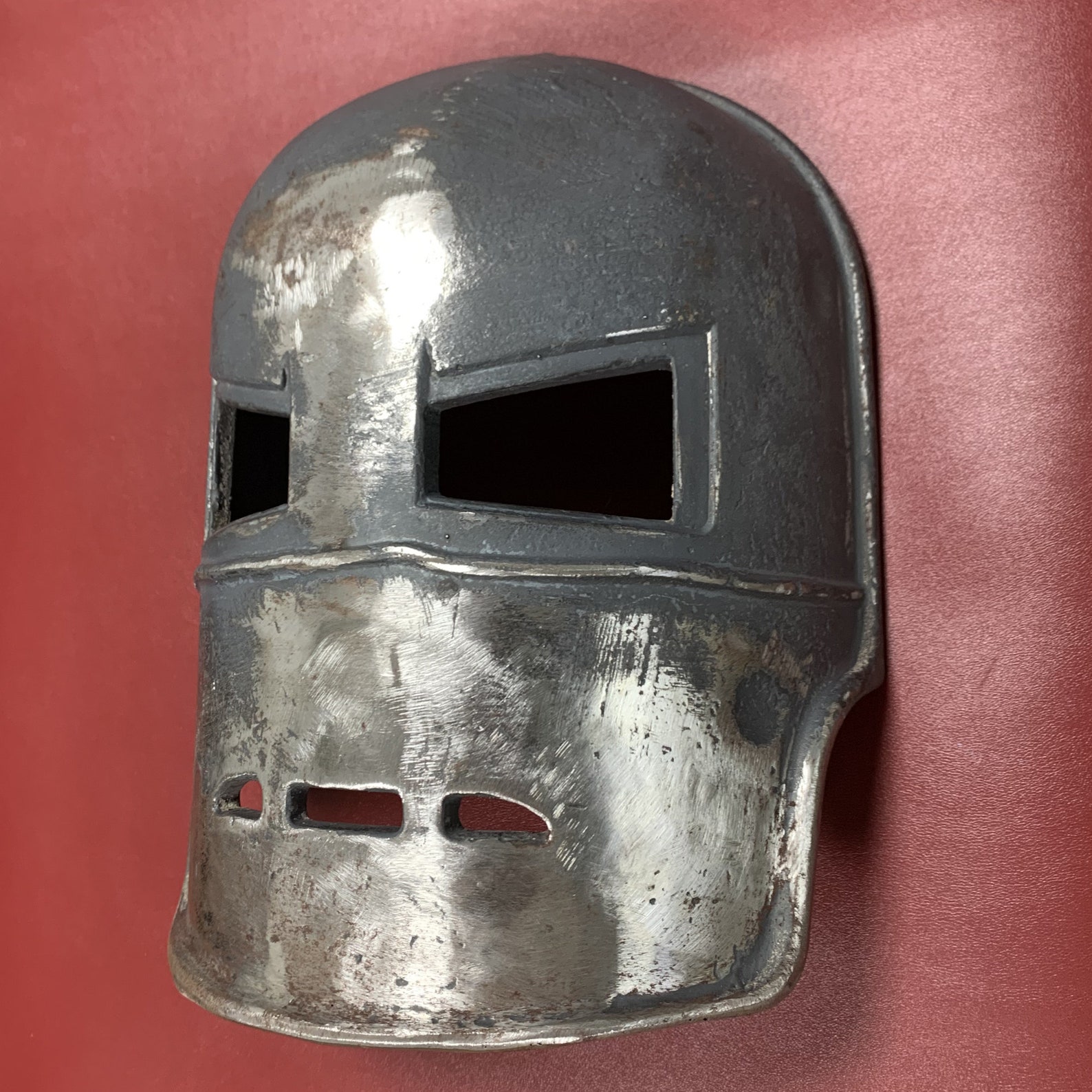 Iron Man Mask Metal Carbon Steel Iron Man Mark 1 Helmet - Etsy