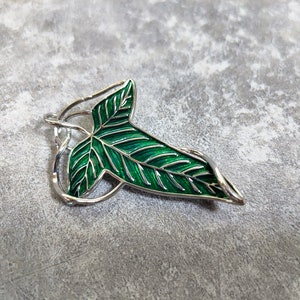 Lord of the Rings Inspired Costume Brooch LOTR Hobbit Leaf Necklace ...