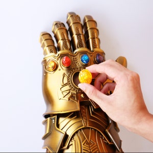 Metal Infinity Gauntlet Thanos Cosplay Infinity Gauntlet Iron Man 1/1 ...