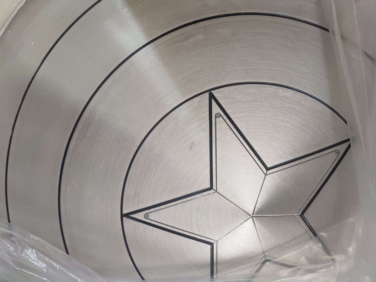 Captain America Shield Unpainted Metal Captain America Shield Metal ...