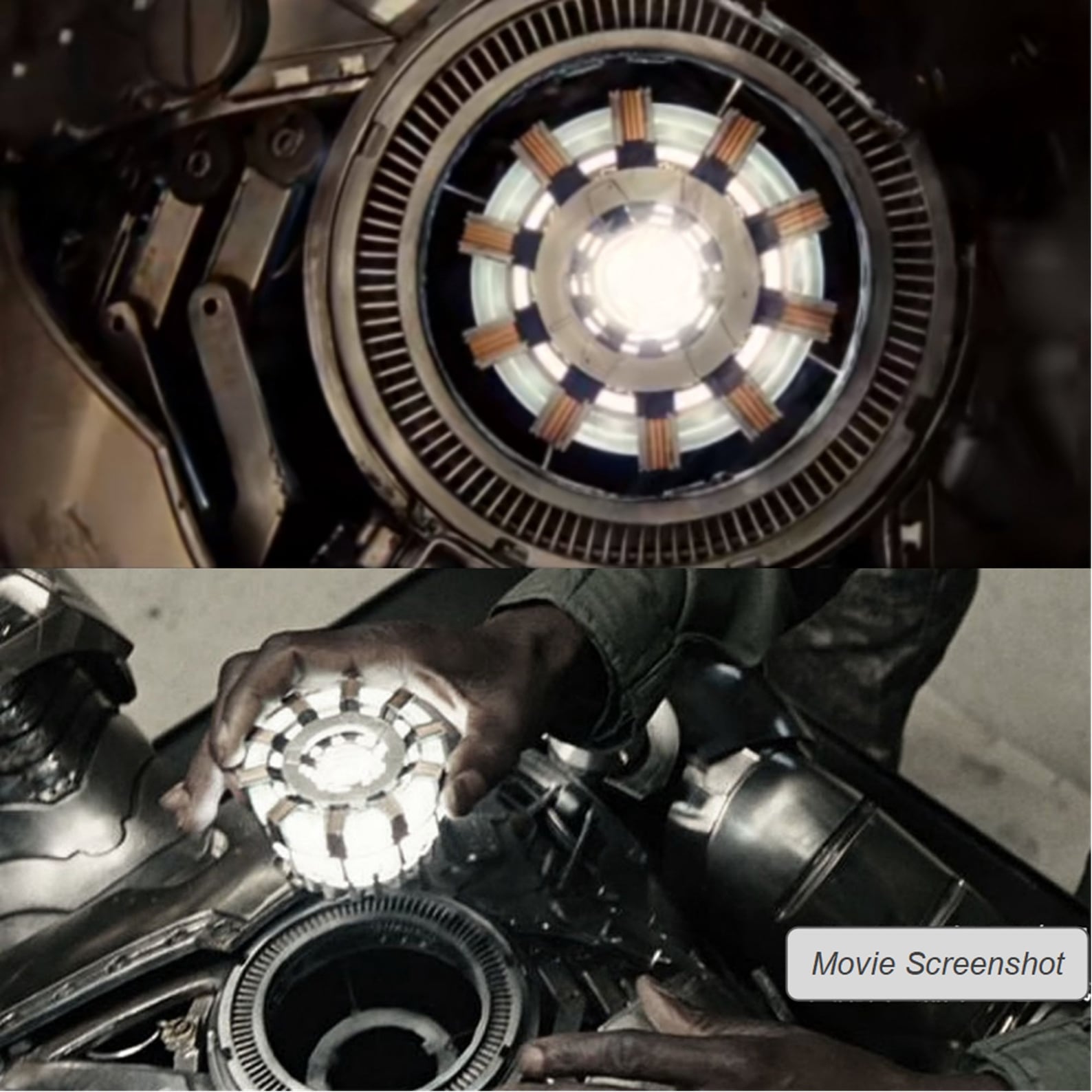 MK2 Arc Reactor Iron Man Heart Tony Stark Arc Reactor Lamp 1/1 | Etsy