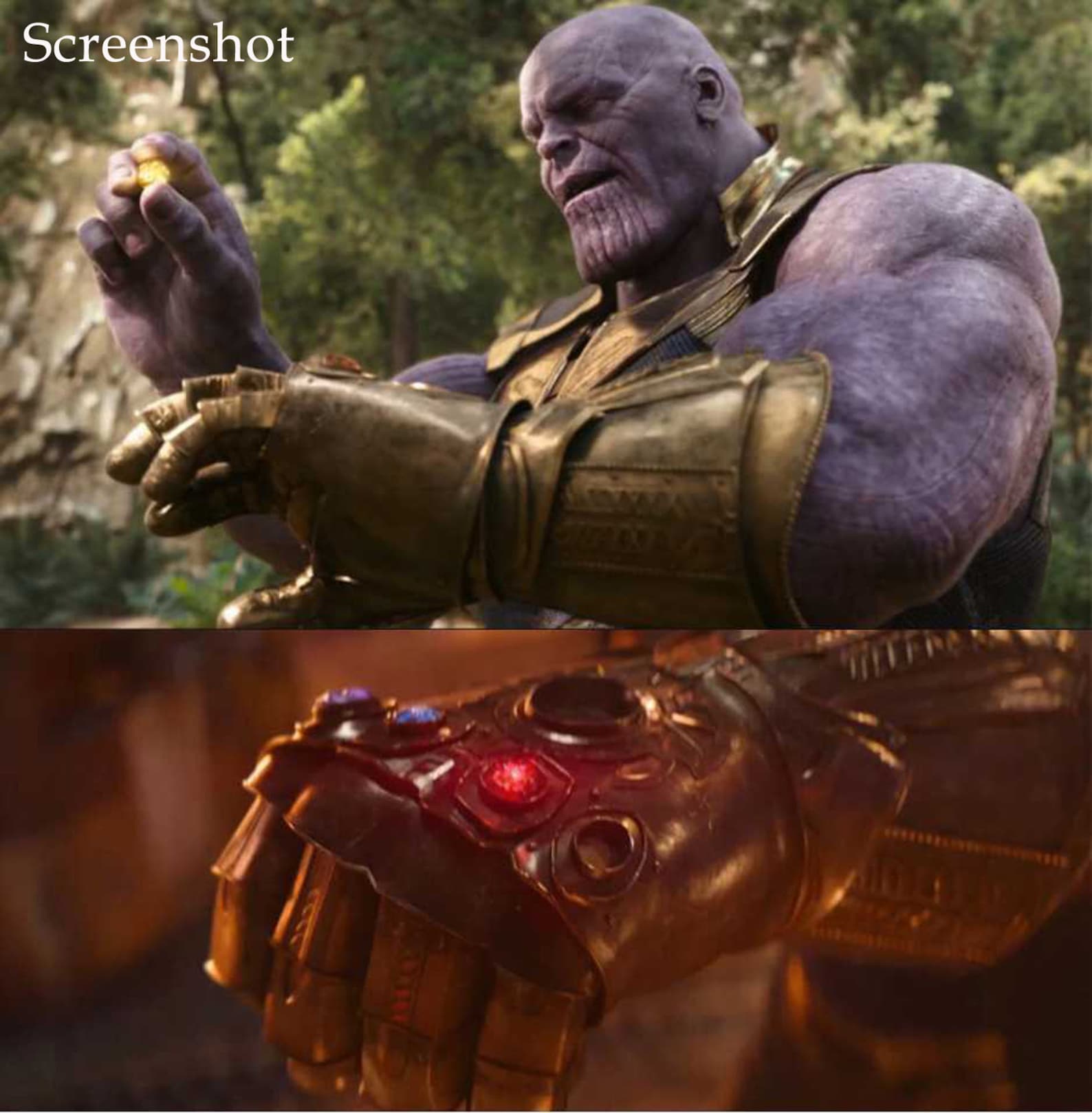 Metal Infinity Gauntlet Thanos Cosplay Infinity Gauntlet Iron Man 1/1 ...