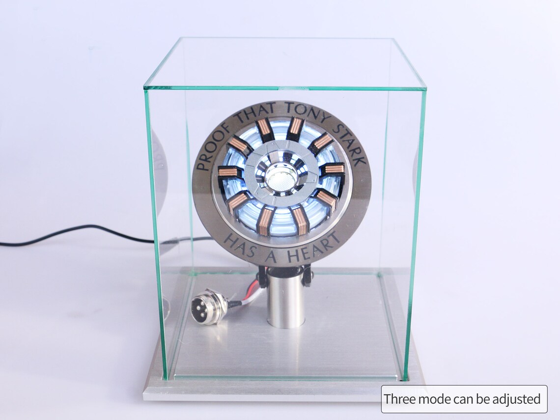 MK2 Arc Reactor Iron Man Heart Tony Stark Arc Reactor Lamp 1/1 - Etsy