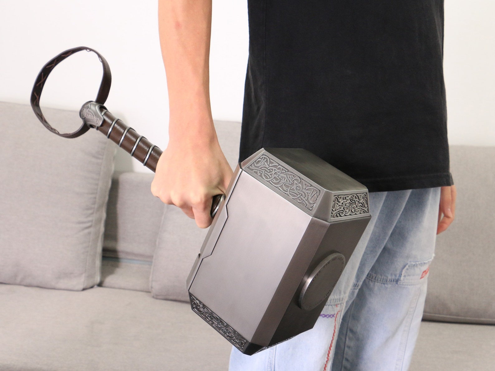 Thor Hammer Metal, Upgraded Version Thor Mjolnir, Thor Cosplay 1/1 ...